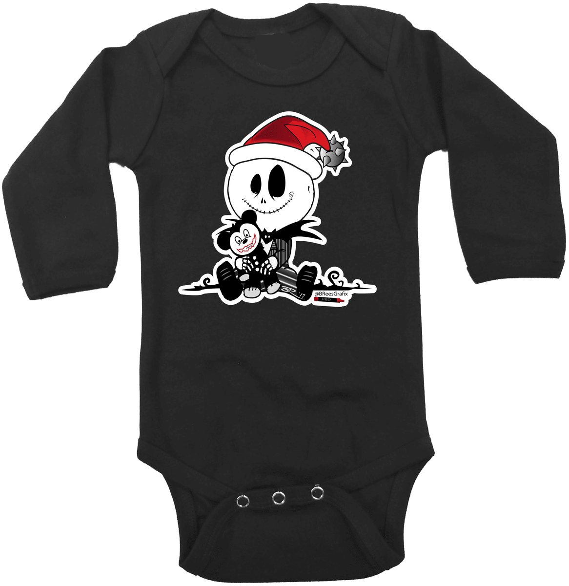 Tiny Terrors Kids Onesie or Tee – Spooky Baby